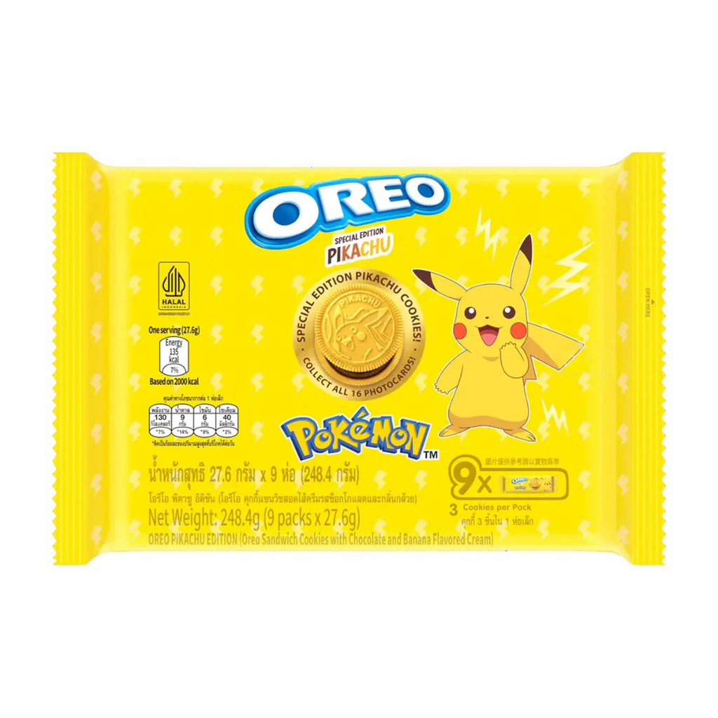 Oreo Special Edition Pikachu Pokemon Cookies (8.76oz) – Sugar Burst